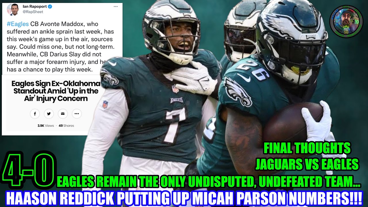 UH OH DALLAS!!! Haason Reddick Putting Up Micah Parson Numbers | Eagles 4-0 | Final Thoughts VS ...