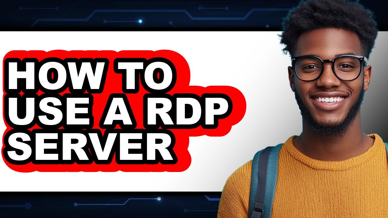 How to Use a Rdp Server (only Way) - YouTube