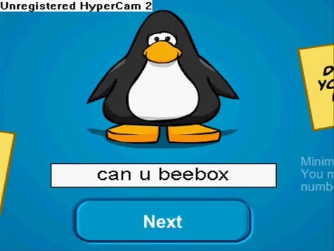 Club Penguin- Funny Penguin names - YouTube
