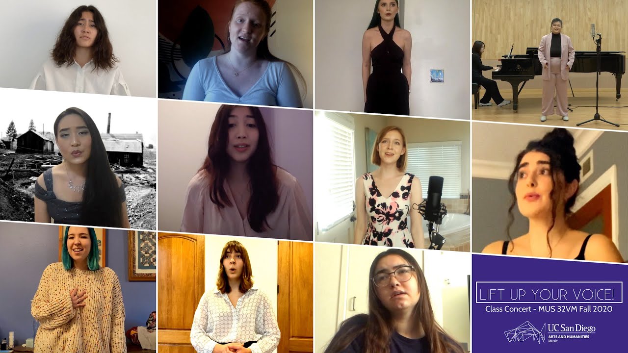 Fall 2020 Undergrad Vocal Master Class - Lift Up Your Voice! - YouTube