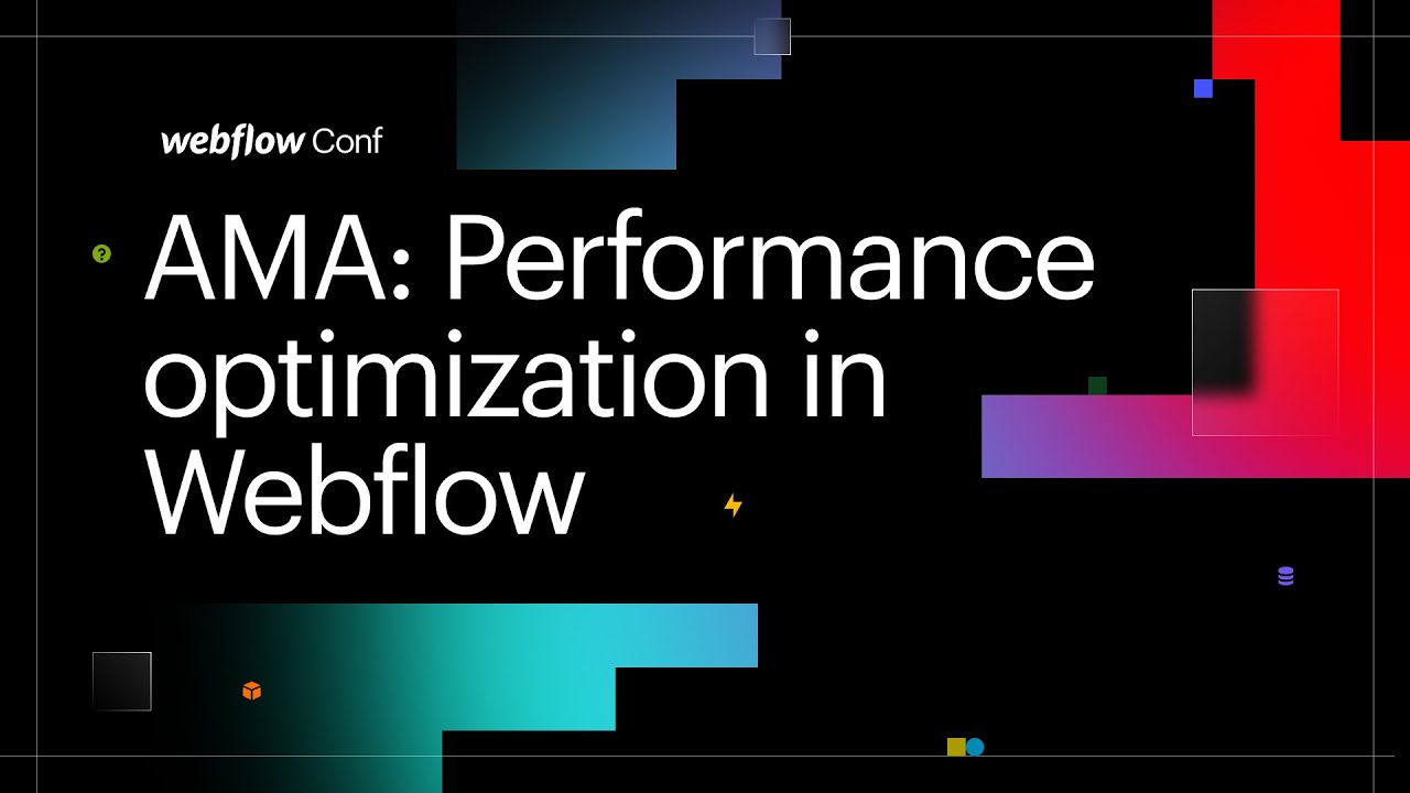 Performance optimization in Webflow — Webflow Conf 2022 - YouTube