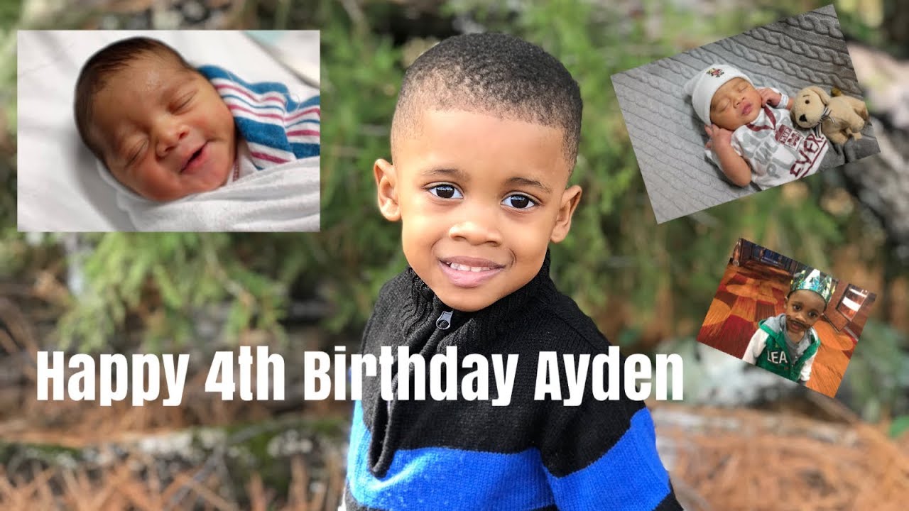 Happy 4th Birthday Ayden | Our Rainbow After The Storm - YouTube
