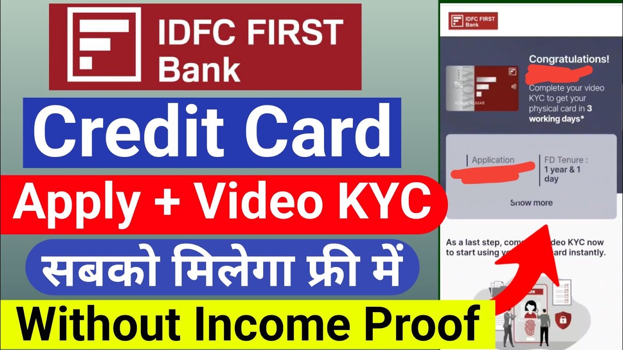 IDFC First Bank Credit Card Apply | IDFC Credit Card Apply Online ...
