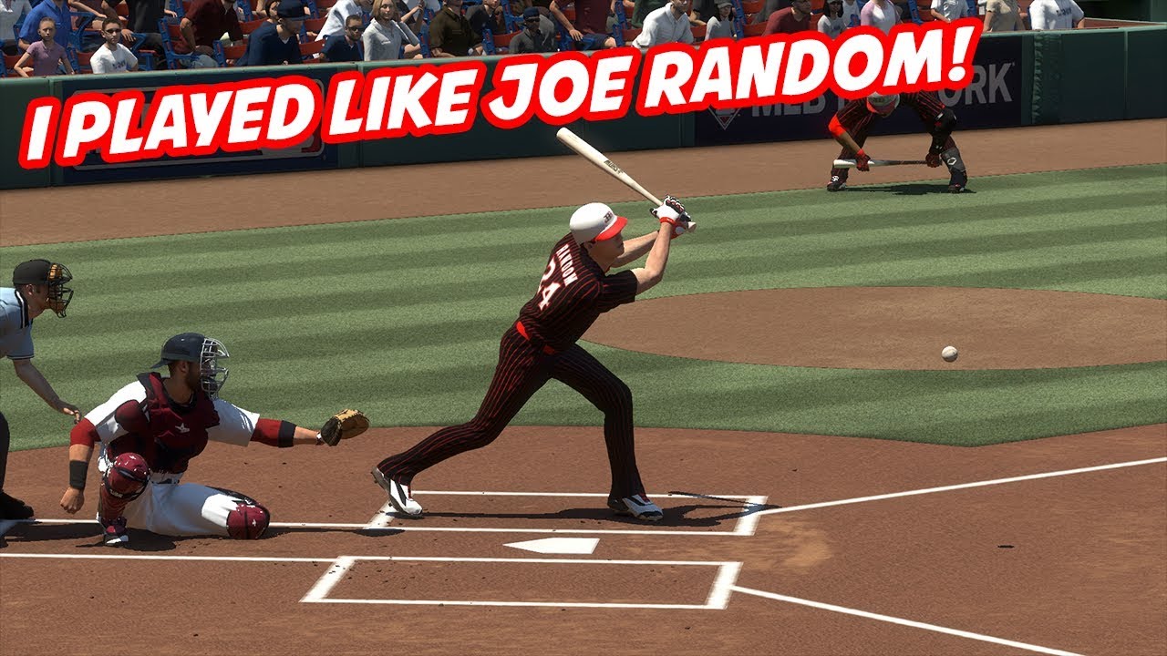 I PLAYED LIKE JOE RANDOM THIS GAME! - MLB The Show 17 Diamond Dynasty ...