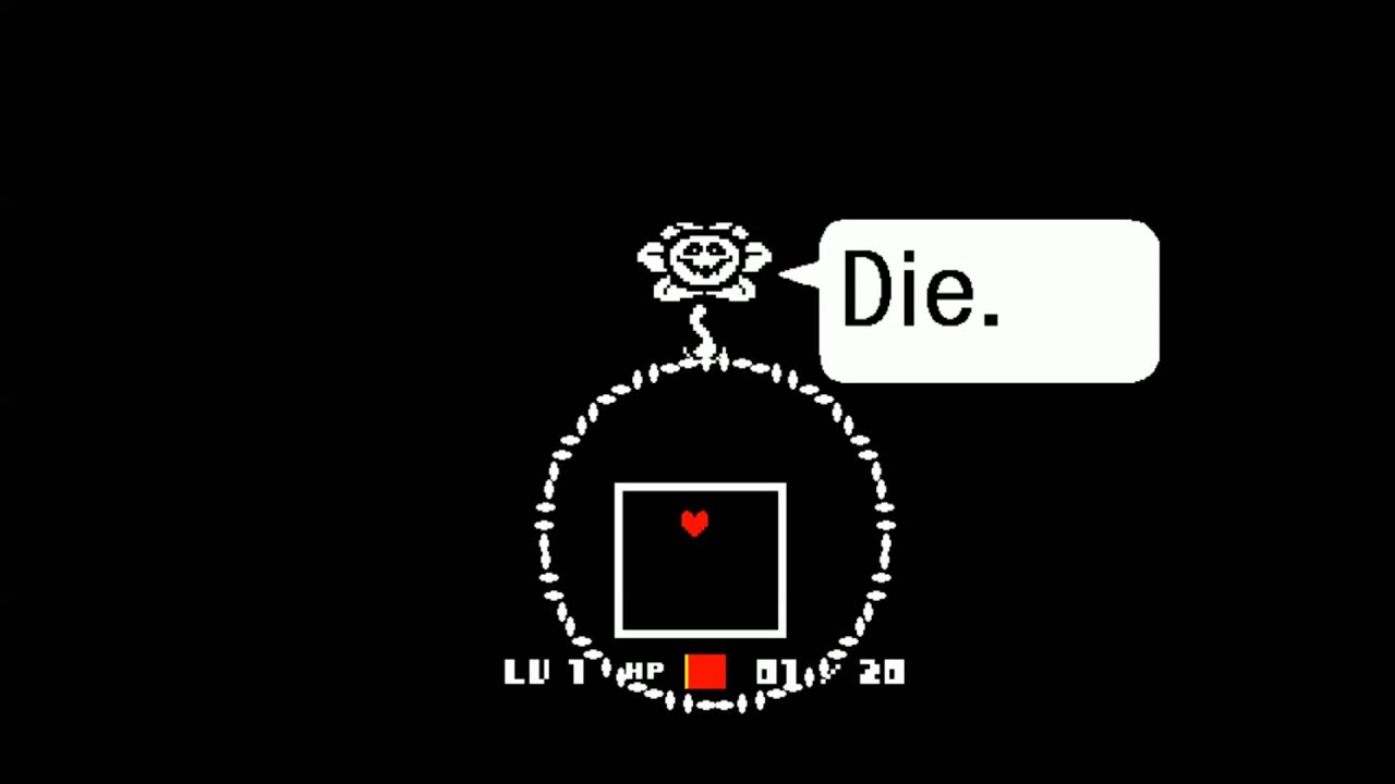 Undertale - Neutral/Pacifist Flowey - YouTube