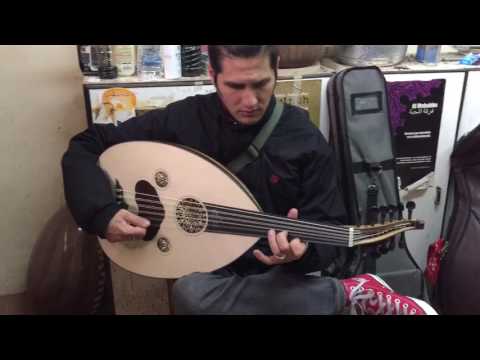 Rosewood-maple turkish style oud played by ILIAS made by Dimitris