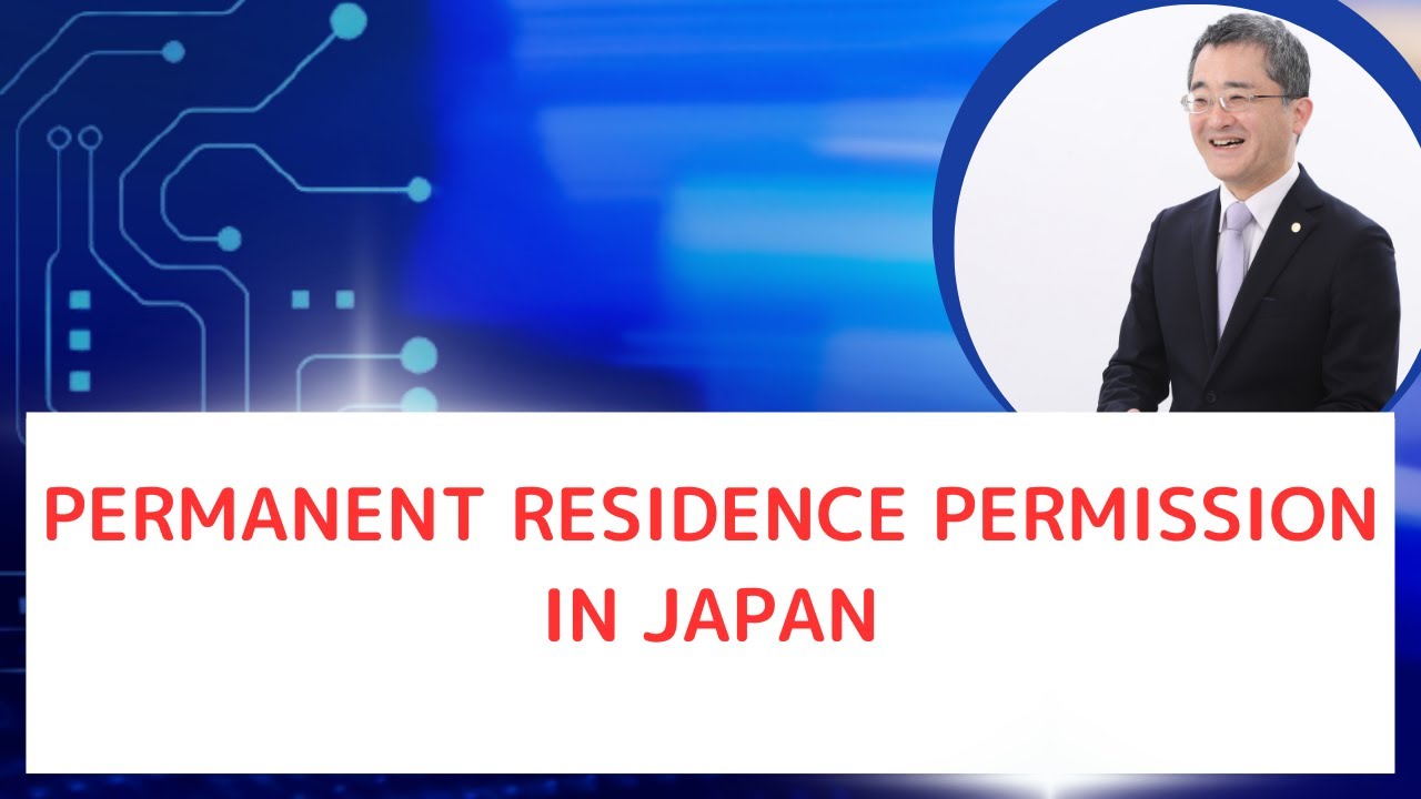 3 POINTS for PERMANENT RESIDENCE PERMISSION in JAPAN - YouTube