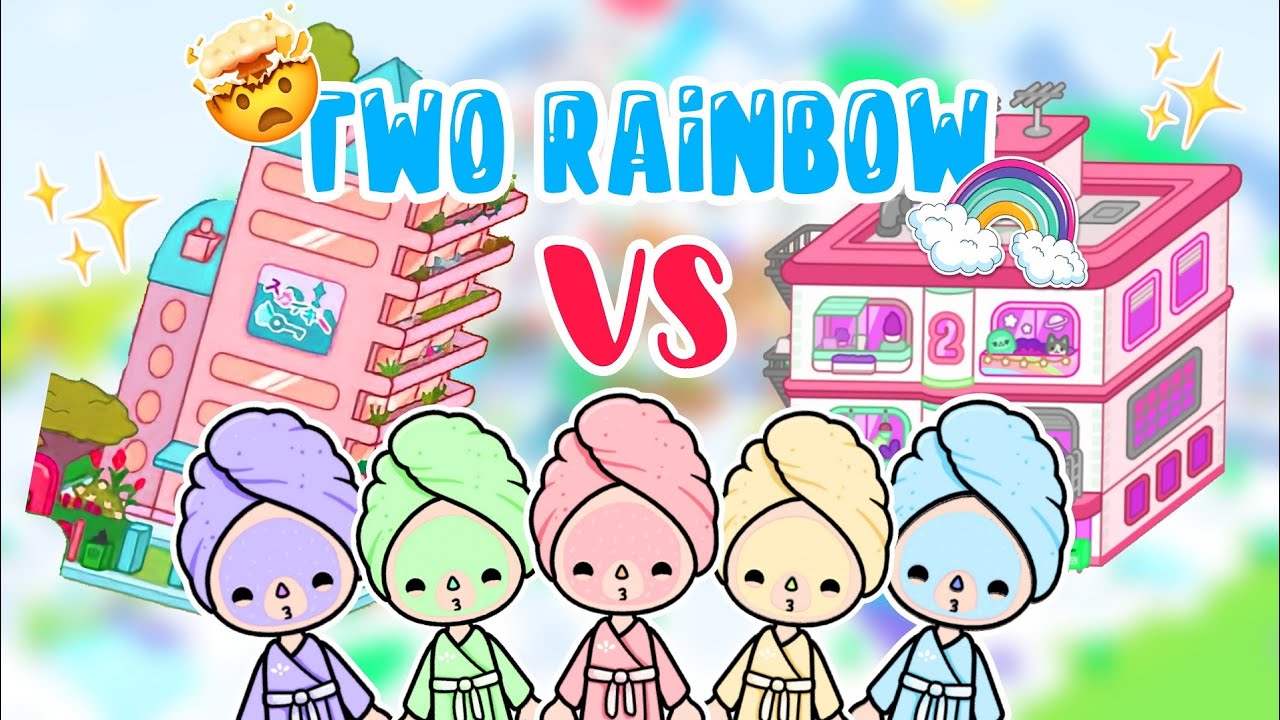 Toca Life World : NEW RAINBOW BOP CITY VS APARTMENT😱🌈 | TOCA BOCA ...