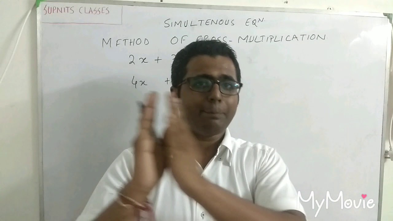 Cross multiplication method part 2 - YouTube