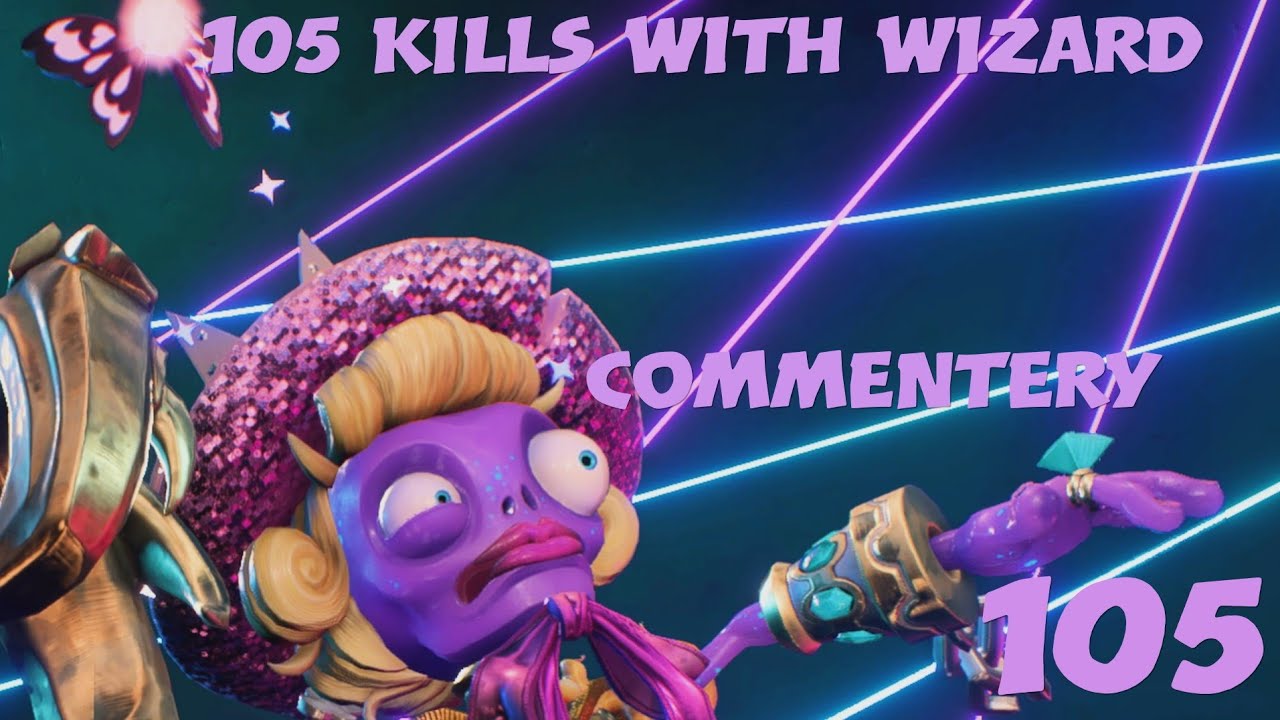 105 kills with wizard on tourist trap island (with commentery) (PvZ BFN ...