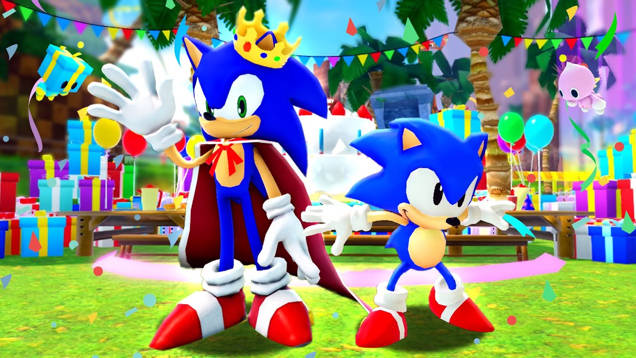 Sonic‘s Birthday Celebration in Sonic Speed Simulator - YouTube