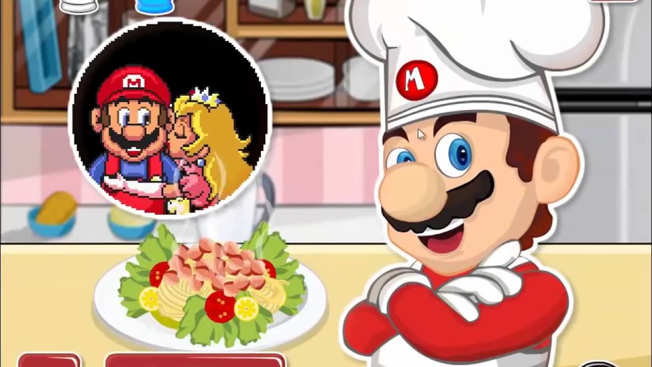 Mario Cooking Noodle Full Game Walkthrough - YouTube