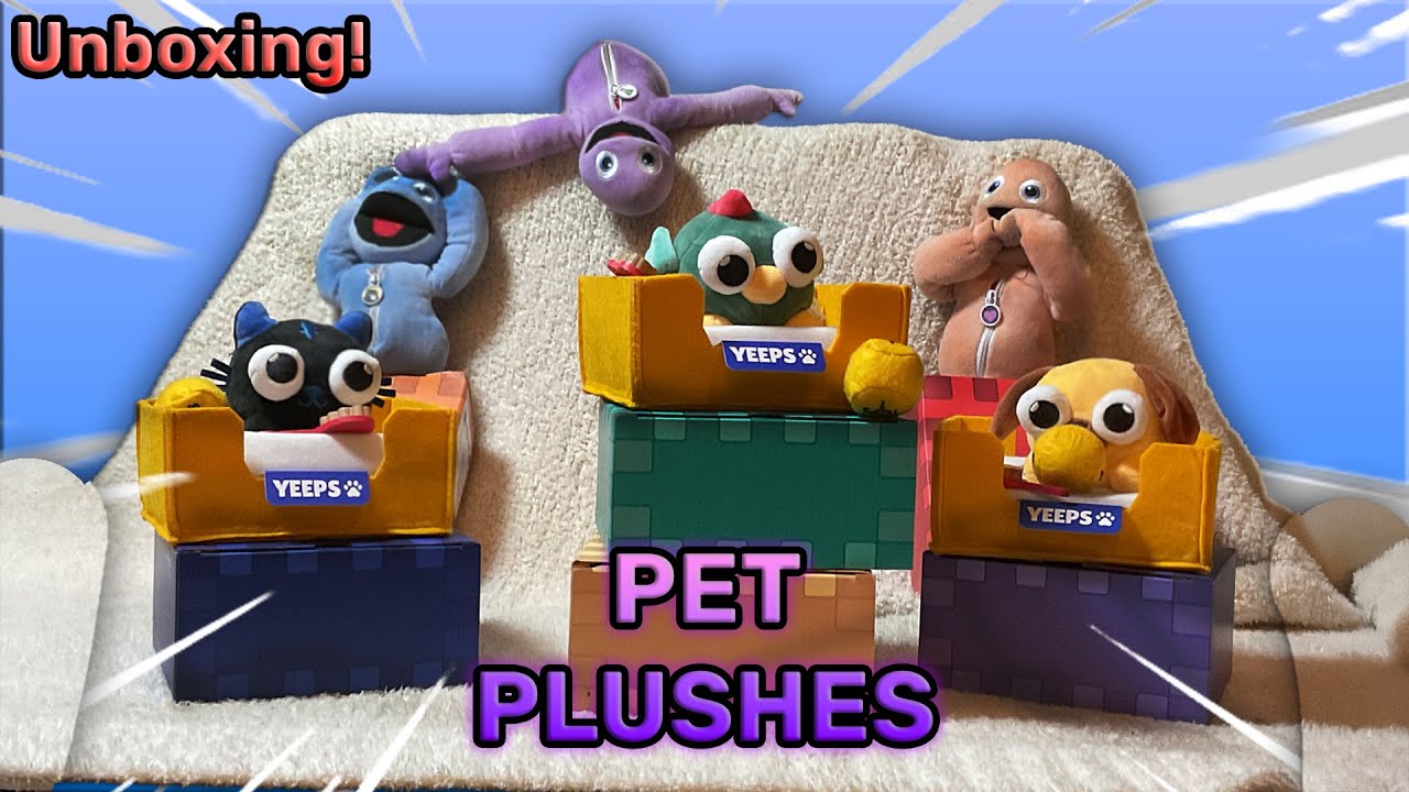 Unboxing THE NEW YEEPS PET PLUSH! 😱 #yeepsplush #yeepsvr - YouTube