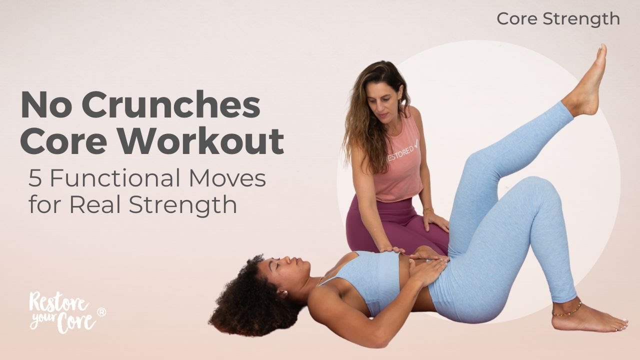 No Crunches Core Workout | 5 Functional Moves for Real Strength - YouTube