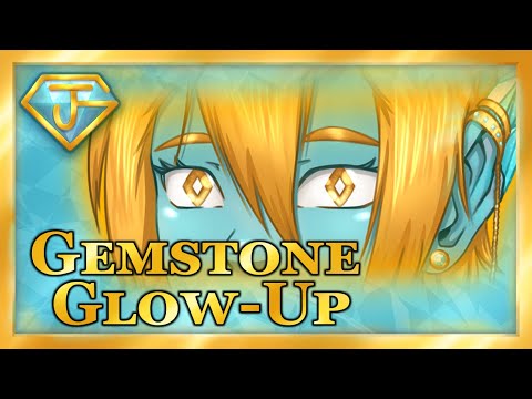 Gemstone's Glow-Up | ART PROCESS | PNGtuber Art