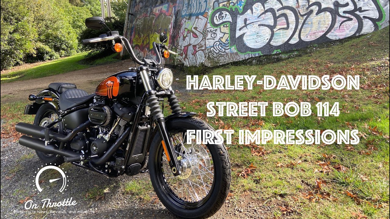 Harley-Davidson Street Bob 114 | First Impressions Review - YouTube
