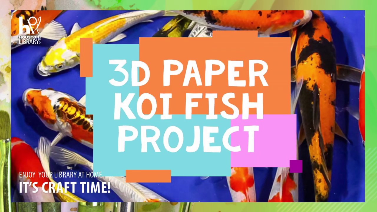 Craft - 3D Koi Fish - YouTube