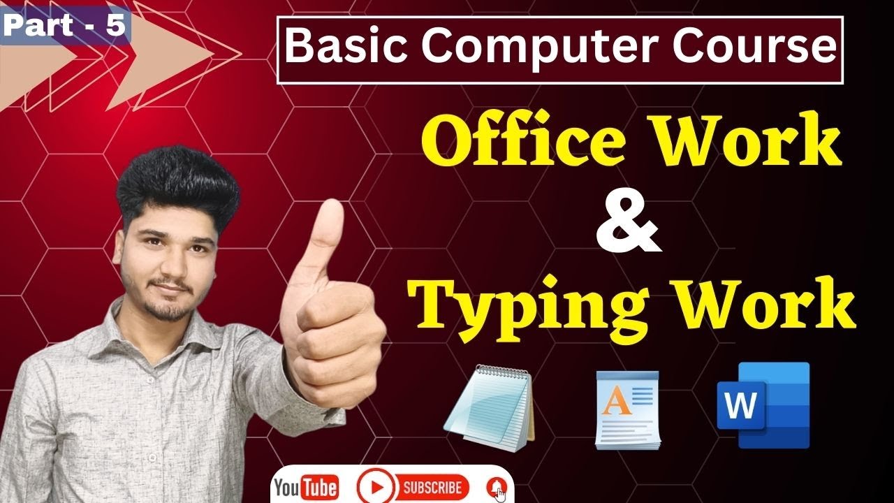 Computer Me Office Work Kaise Kare | Computer Me typing Work Kaise Kare ...