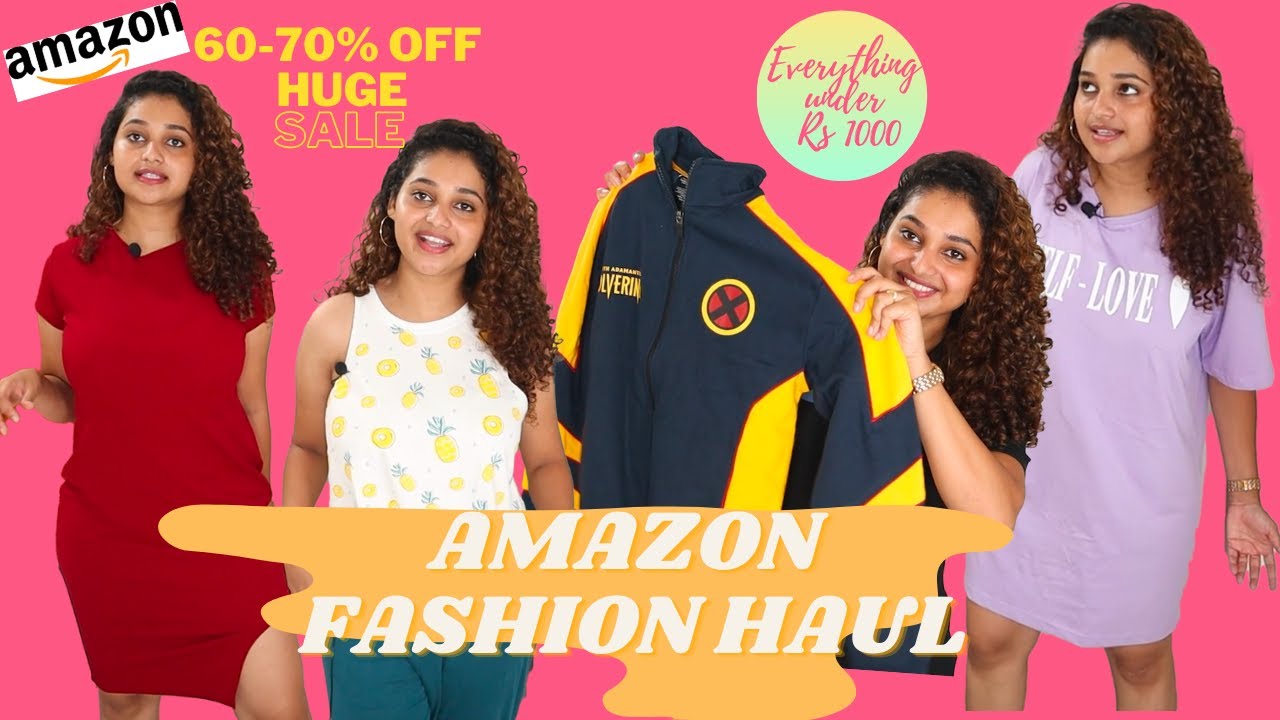 *HUGE* Amazon Sale Clothing Haul | Upto 60-70% Off | Cheapest Amazon ...