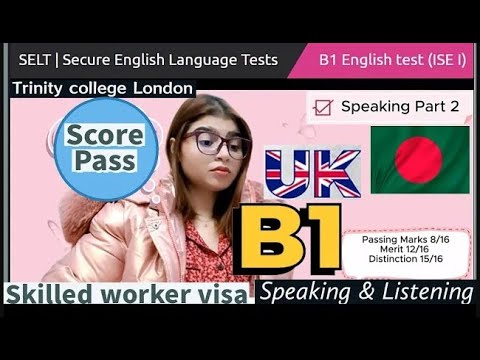 Trinity College London - ISE I (B1) Integrated Speaking and Listening ...