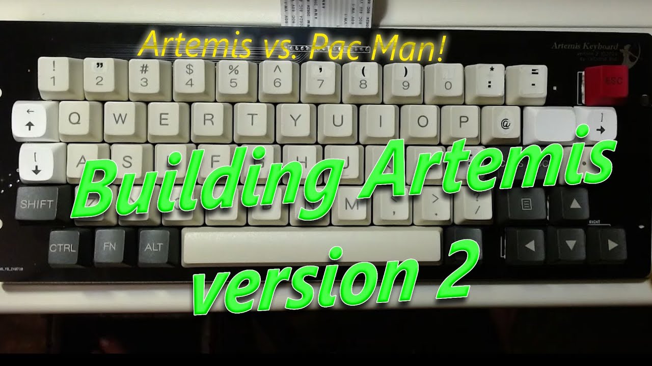 Artemis Keyboard version 2 build - YouTube