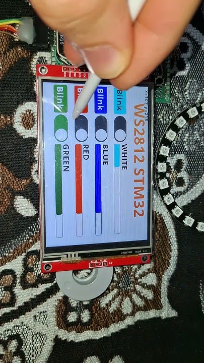 ILI9488 STM32 WS2812 DMA LED RGB GUI FRAME BUFFER - YouTube