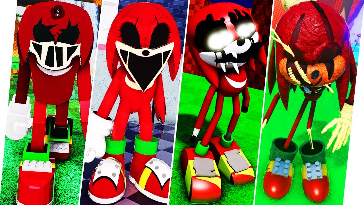 EVOLUÇÃO DO KNUCKLES.EXE! {NOVAS FORMAS} (Evolution of Knuckles.EXE ...