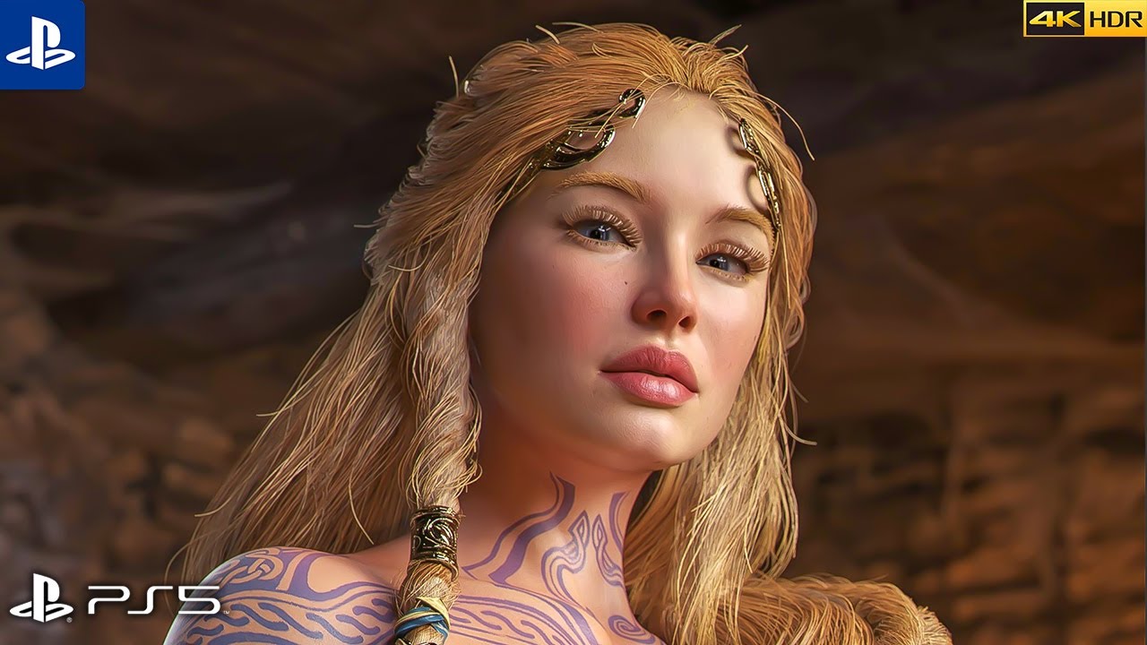 Sif Scenes and Best Moments - God of War Ragnarok PS5 4K - YouTube