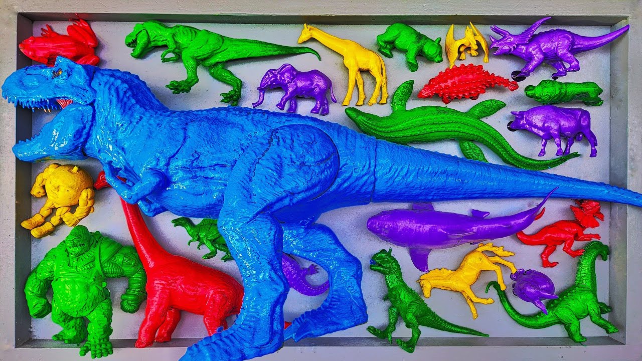 Dinosaurus Jurassic World Dominion: T-rex/Mosasaurus/Skibidi/Spider-Man ...