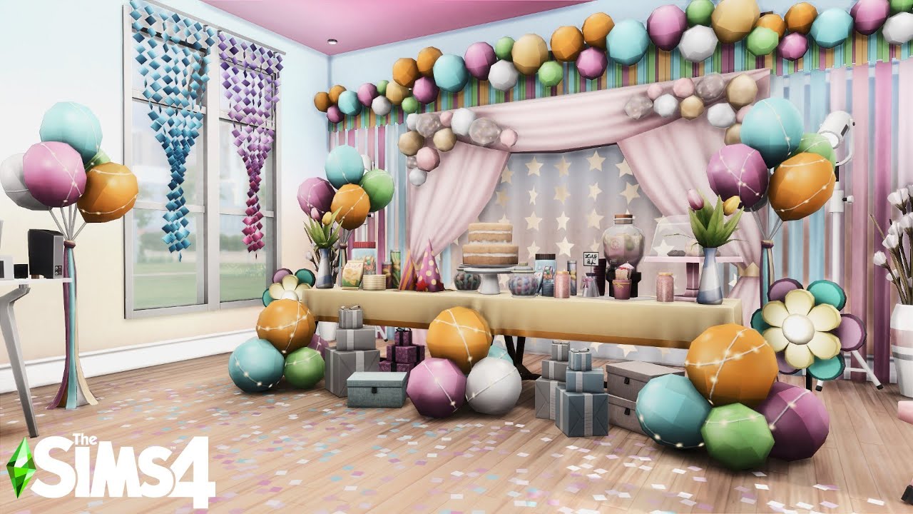 The Sims 4 - KIT A FESTA É SUA 🎈// NO CC SPEED BUILD #thesims4 - YouTube