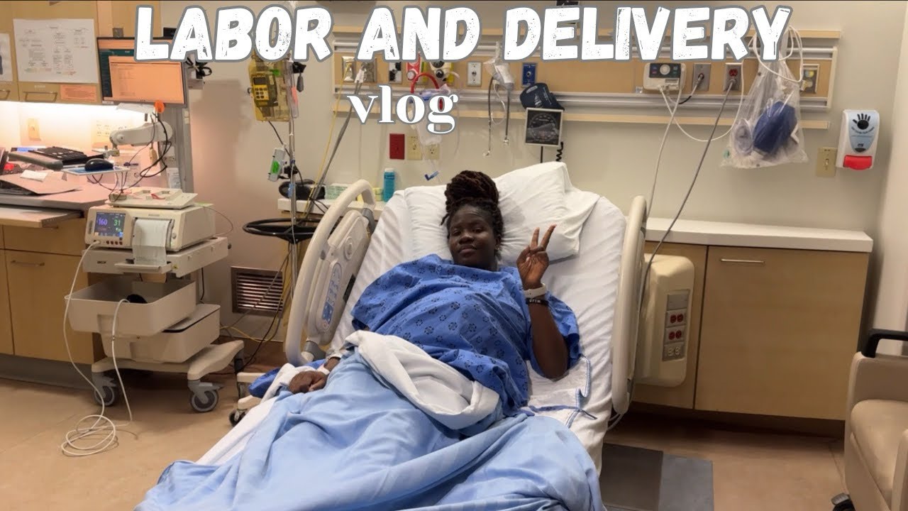 Labor and Delivery Vlog at 40 weeks and 2 days| Giving Birth in Canada ...