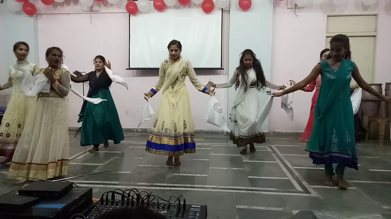 Rang de-2 yeshu k lahoo me rang de... Hindi Christian Dance.. A.L.A ...