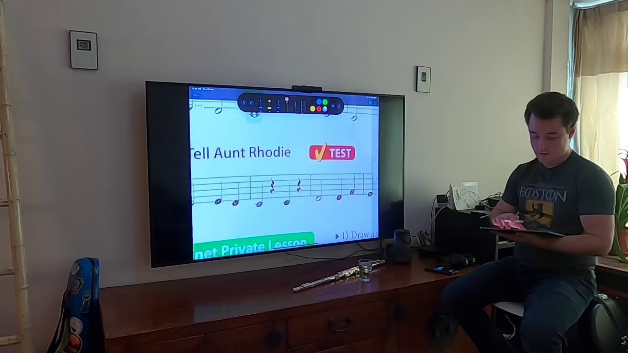 5th Grade Clarinet Lesson Feb 24 - YouTube
