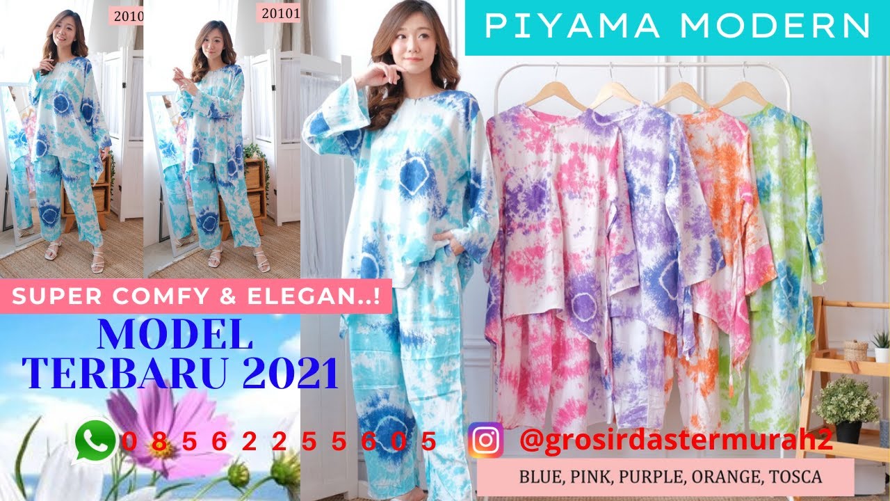 Model Daster Terbaru 2021|Grosir Baju Tidur Piyama Kimono Pajamas ...