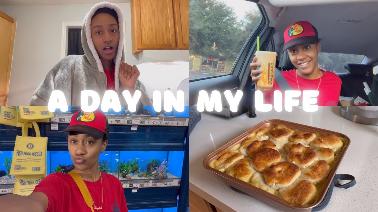Spend A day in my life || Natural hair struggles || Easy Biscuit Pot ...