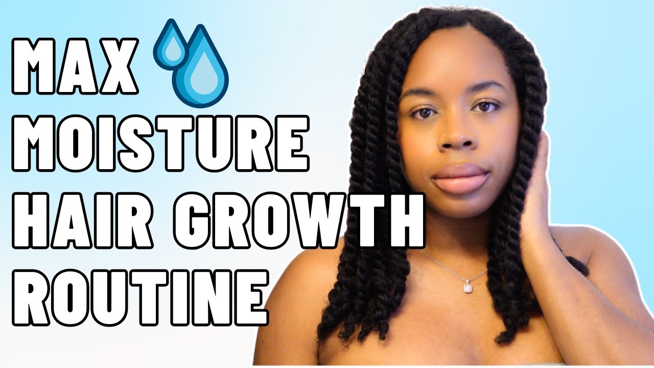 MOISTURIZING Hair Growth Wash Day Routine - Type 4 Hair | Natural Hair ...