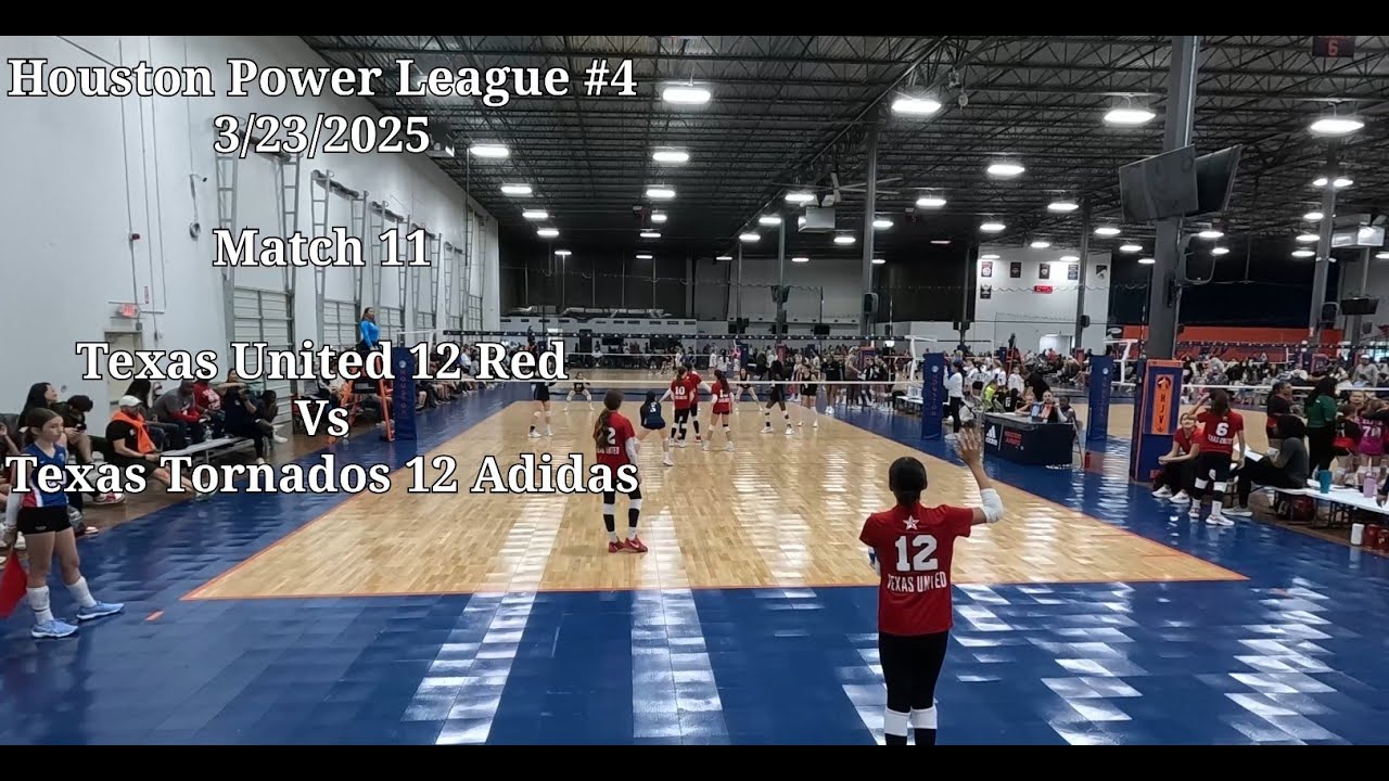 Houston Power League - 3/23/2025 - Match 11 - Texas United 12 Red vs ...