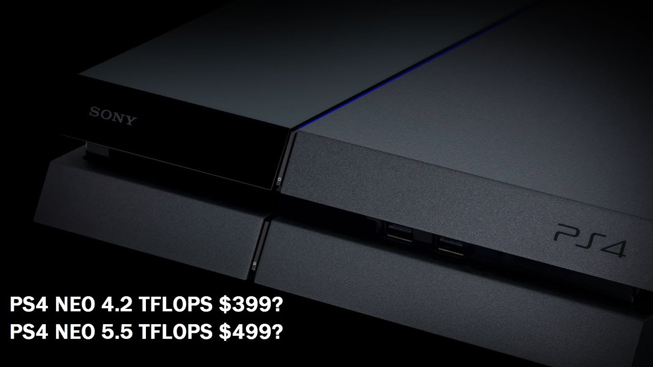 Sony Tested Two PS4 Neo Variants, 4.2 & 5.5 TFLOPS? | 43.5 Million PS4 ...