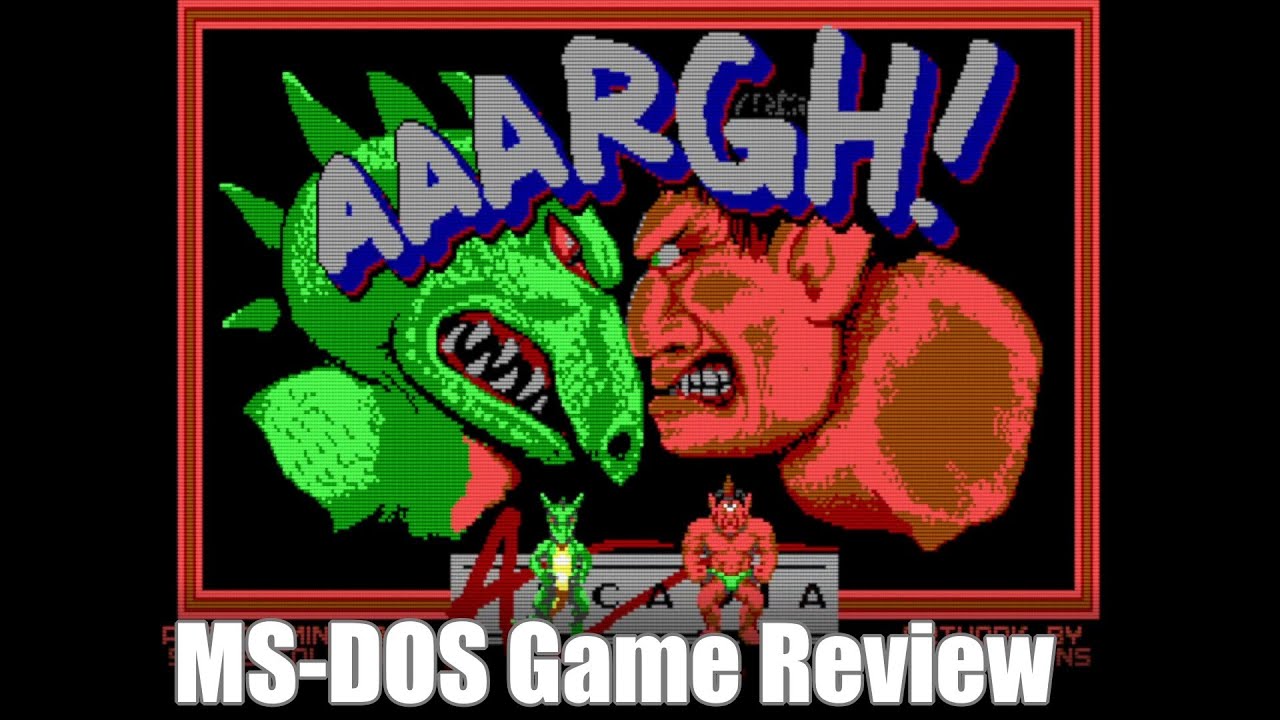 Aaargh - 1988 - MS-DOS Game Review - YouTube