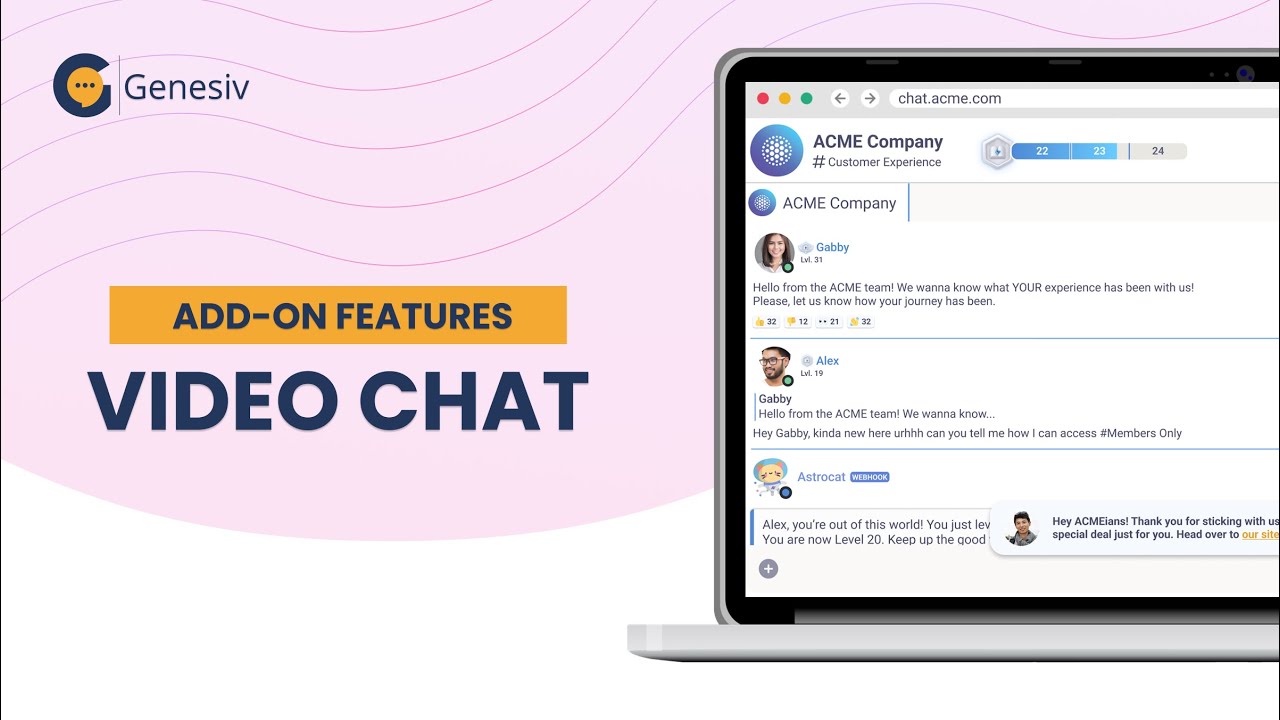 Add-on Features — Creating Virtual Spaces with Video Chat - YouTube
