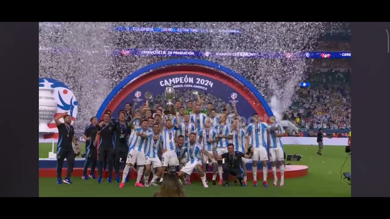 COPA AMERICA FINAL MATCH WINNER #ARGENTINA - YouTube