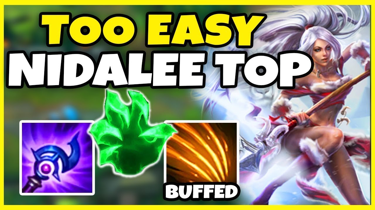 TOP NIDALEE E BUFF PLAY TESTING! DESTROYING TANKS! - League of Legends ...