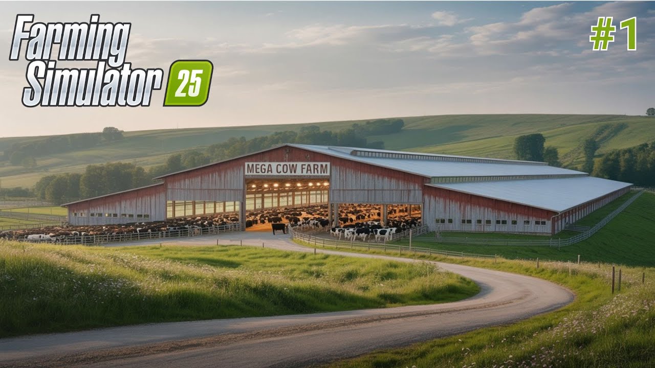 Starting a new MEGA Cow Farm | 10,000 Cow Farm Challenge | Part - 1 ...