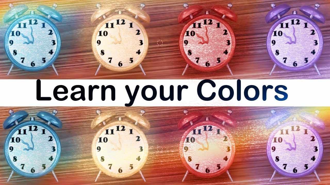 Rainbow Clocks | Learn Colors | Surprise Ending! - YouTube