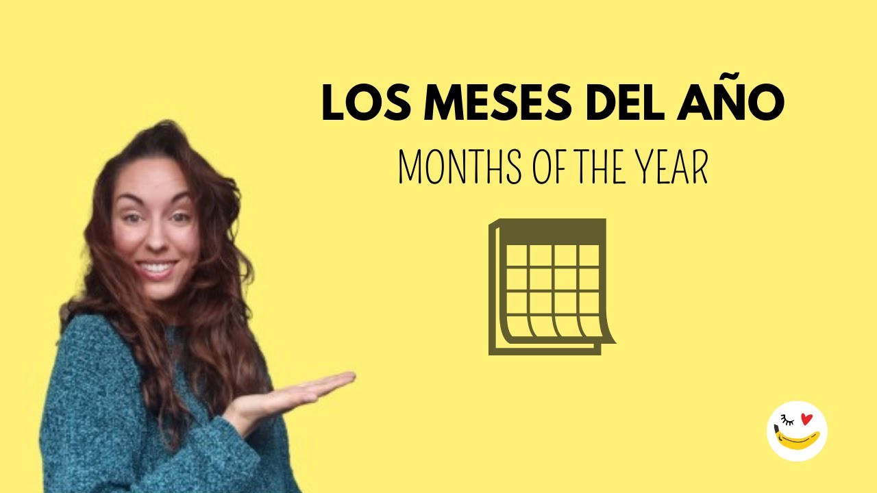 Los meses del año - Months of the year in spanish #learn #lernen # ...