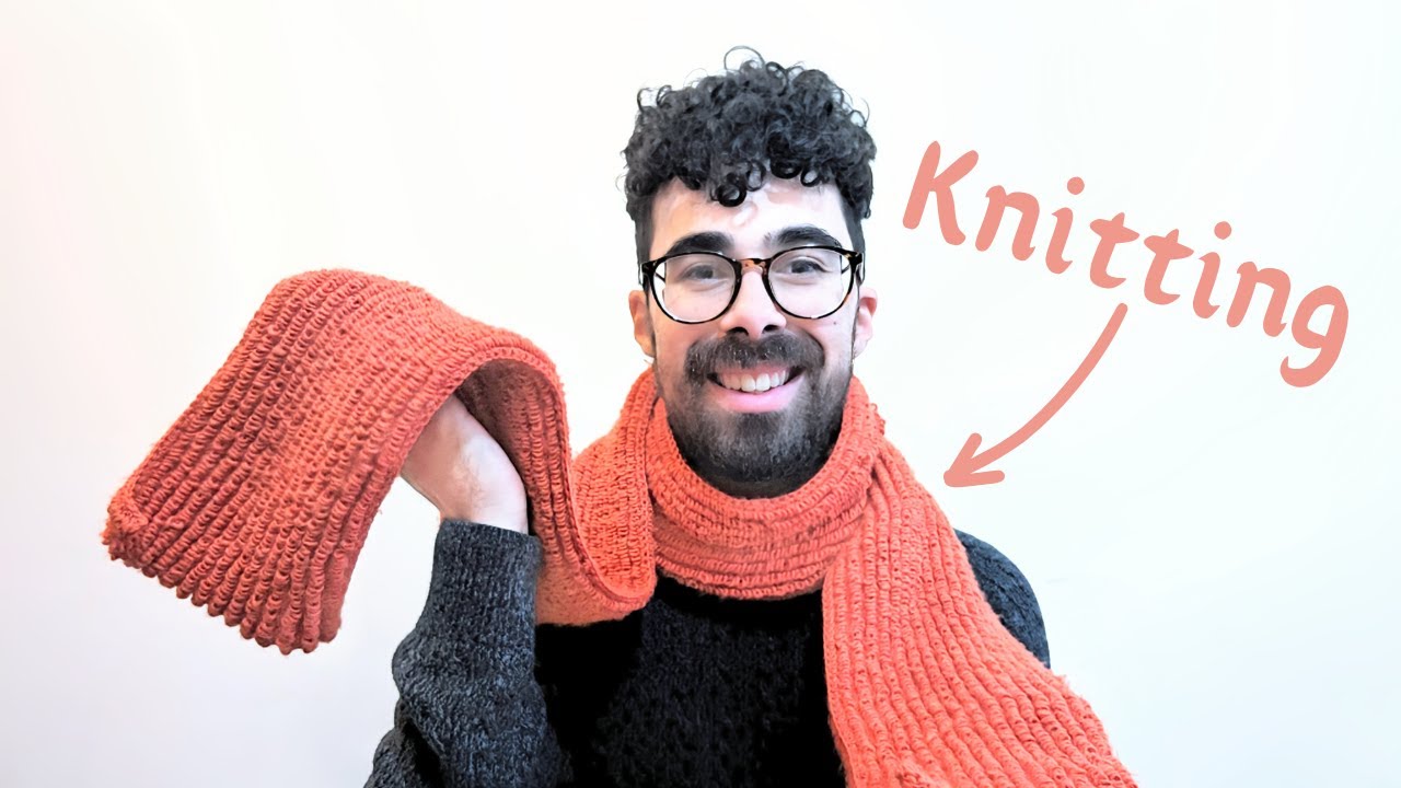 Machine Knit the Warmest Scarf which is incidentally the best Fidget ...