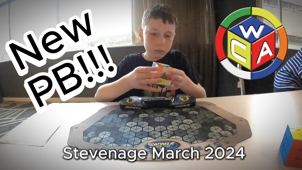 Stevenage March 2024 Newcomers cubing competition report - YouTube