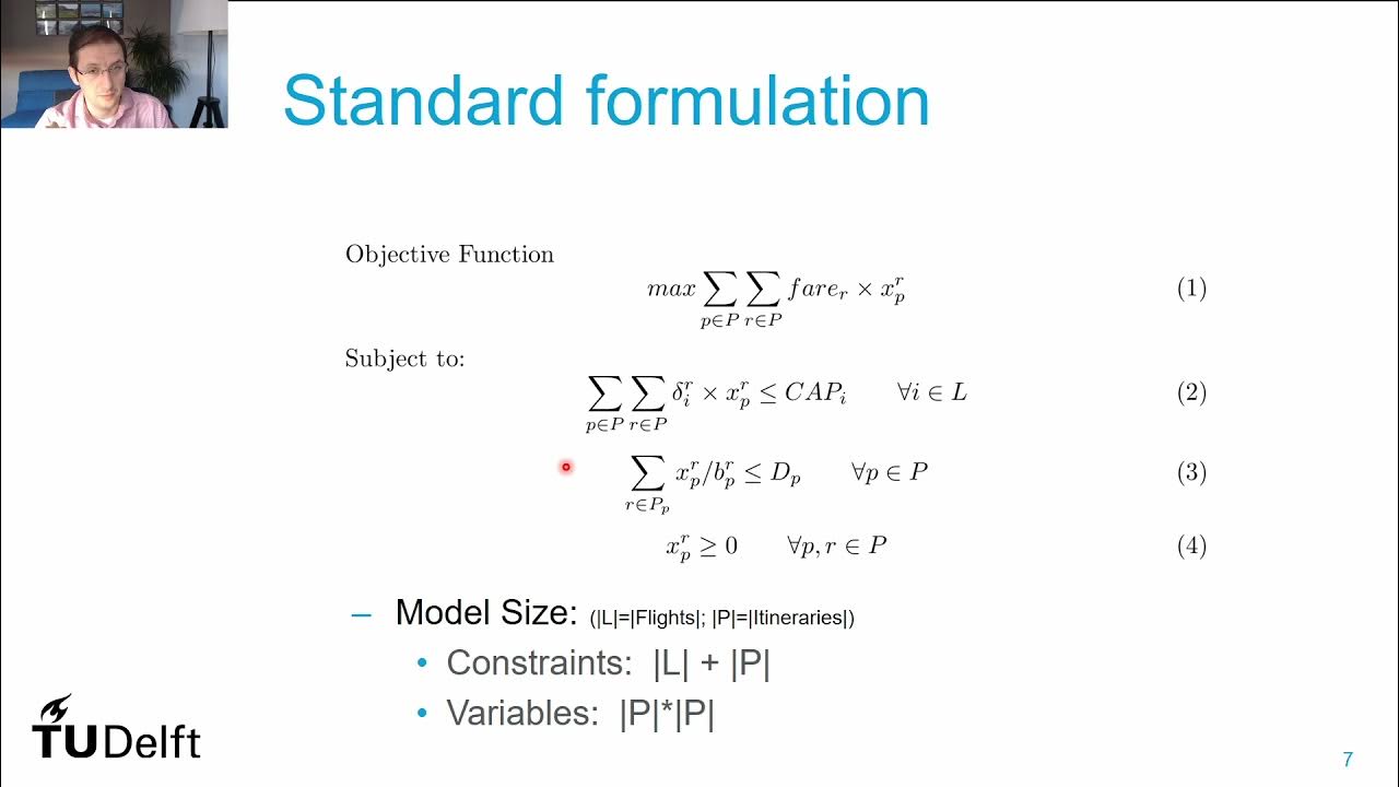 AE4423 Lect 4.1 The Passenger Mix Flow Problem - YouTube