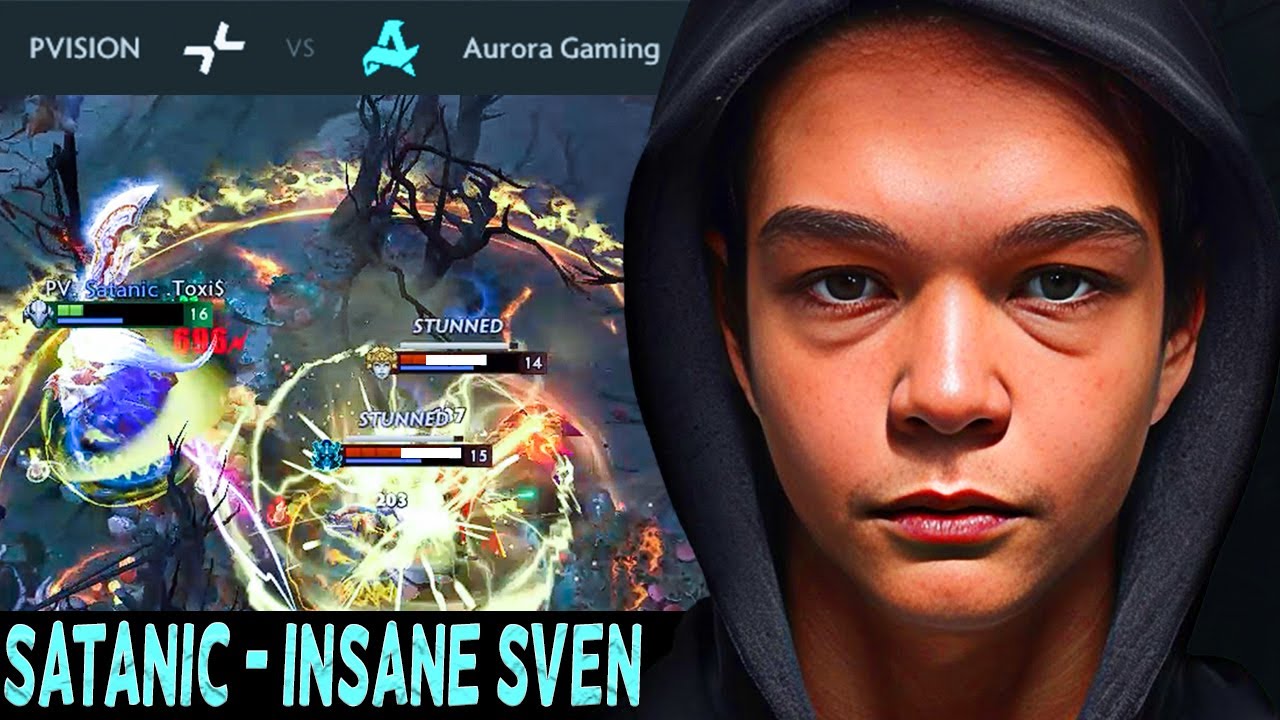 They LITERALLY Can’t Handle Sven — Satanic DOMINATES! | Pvision vs ...