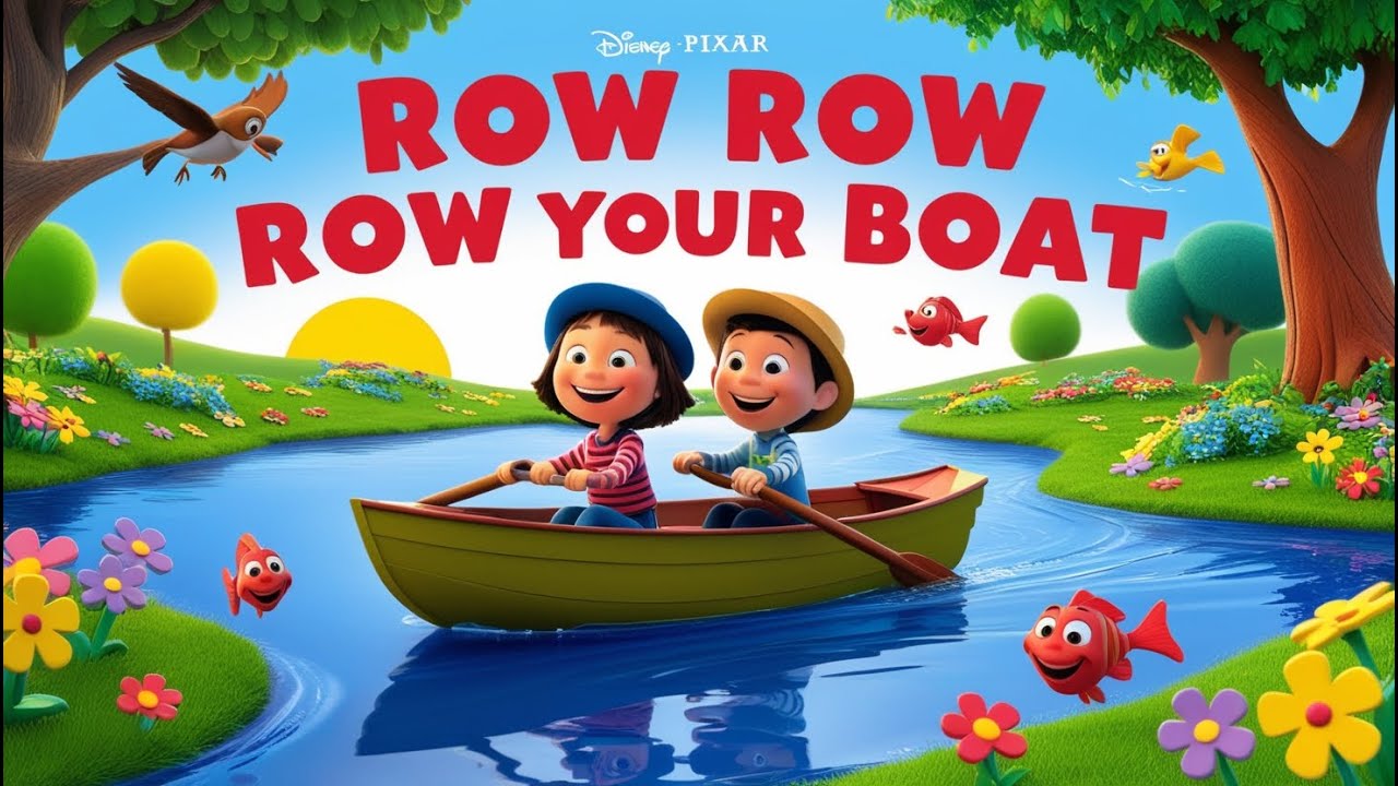 Row Row Row Your Boat | Nursery Rhymes and Songs | E-Family Channel ...